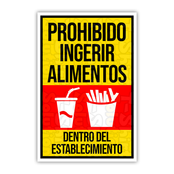 Prohibido ingerir alimentos – T-Shirt Solution